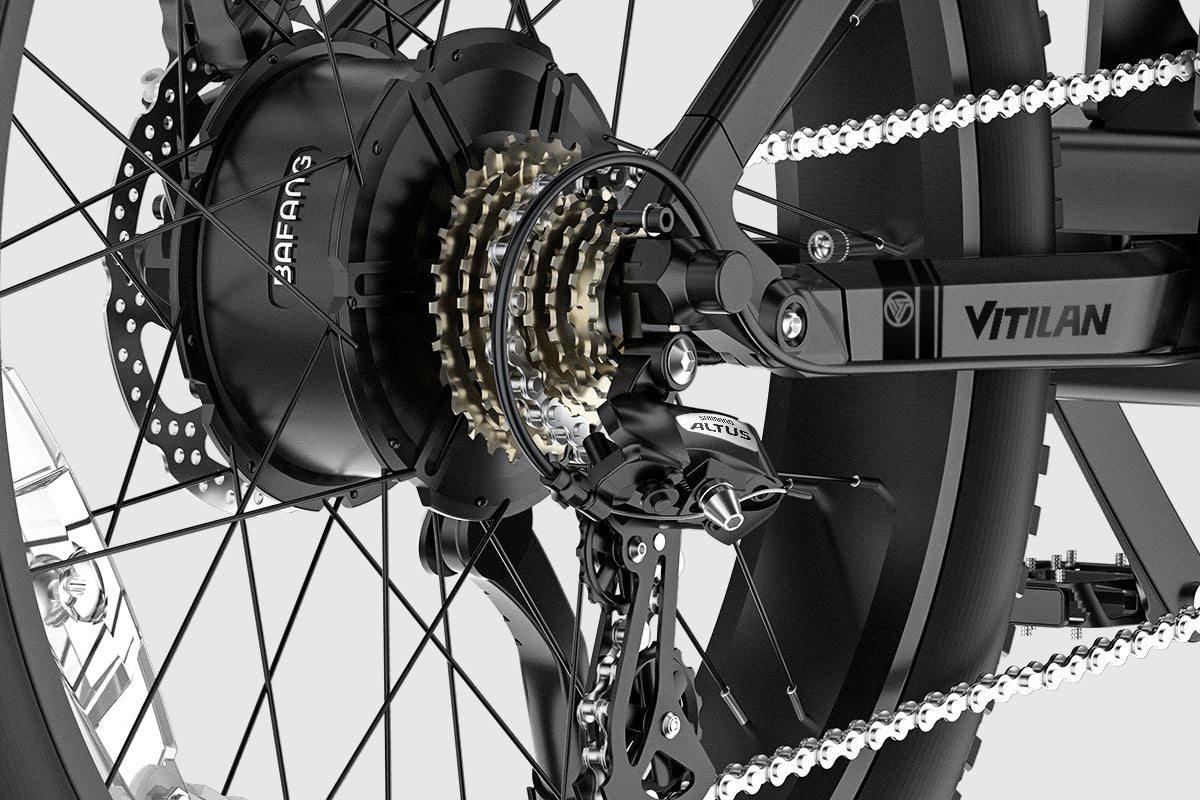 Vitilan T7 Pro Full Suspension Mountain E-bike – Electric Phoenix
