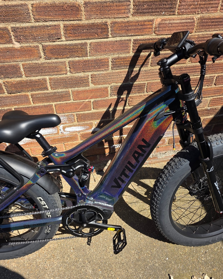 Vitilan T7 Pro Full Suspension Mountain E-bike – Electric Phoenix